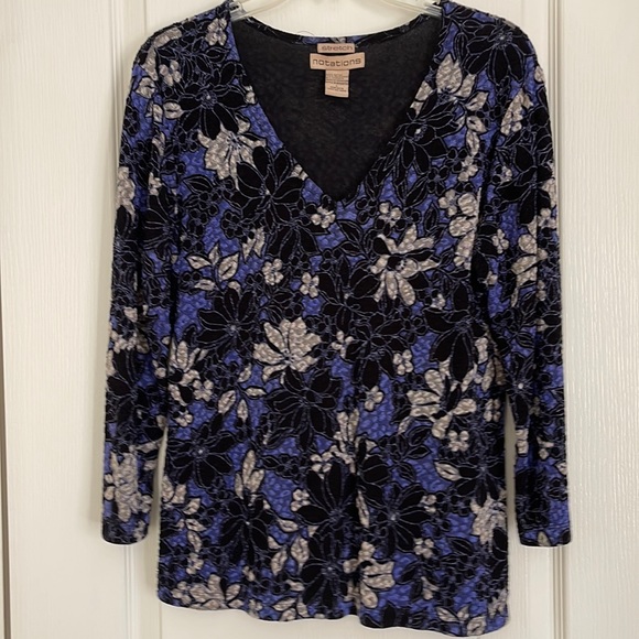 Notations | Tops | Womens Notations Stretch Blouse Large | Poshmark